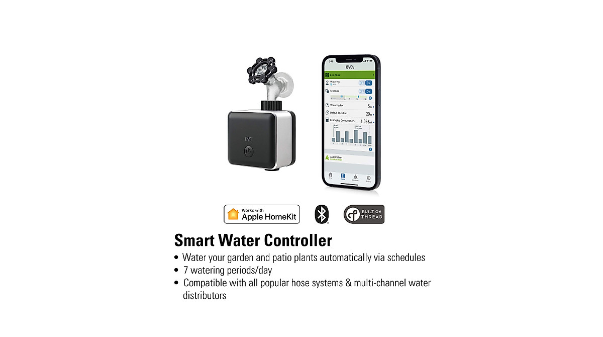 Eve Aqua Smart Water Controller for HomeKit & Irrigation