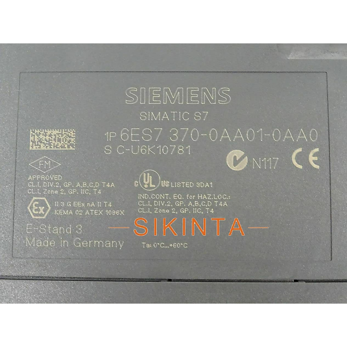 6ES7 370-0AA01-0AA0 Original SIMATIC simulation module 1 a?o warranty