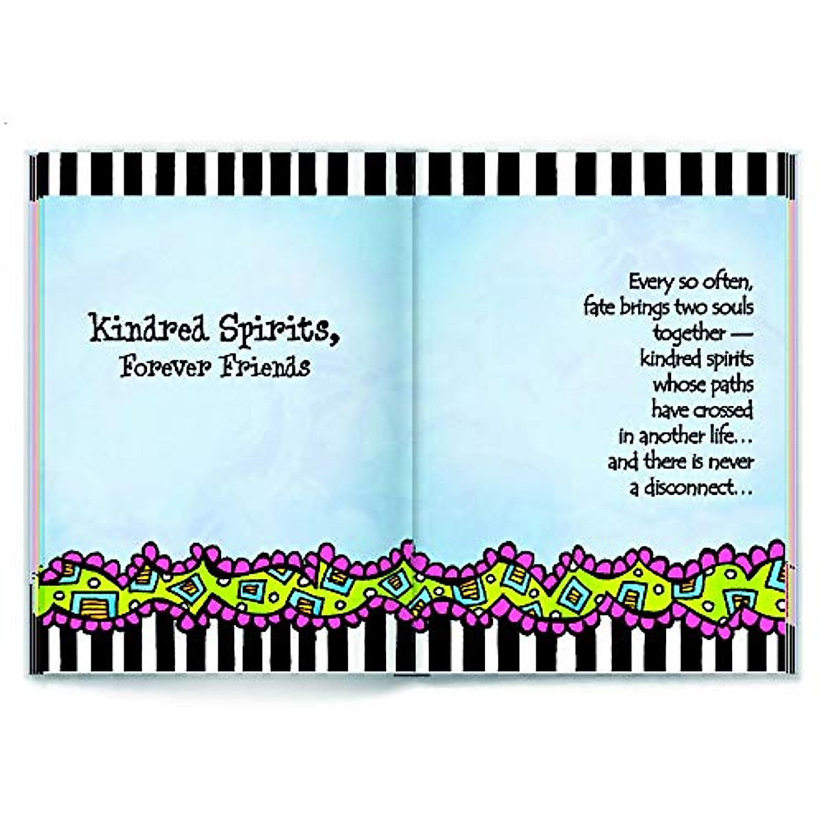 Blue Mountain Arts Mini Book (Kindred Spirits, Forever Friends)—Birthday Gift, Encouragement Gift, Women Friendship Gift, or Gift for Her by Suzy Toronto, 4 x 3 inches