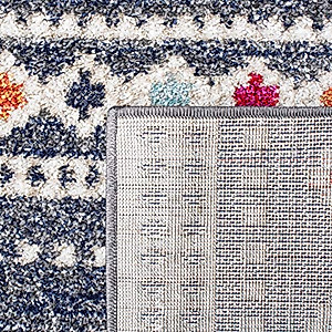 SAFAVIEH Adirondack Collection 8' x 10' Grey/Beige ADR221F Moroccan Boho Non-Shedding Living Room Bedroom Dining Home Office Area Rug