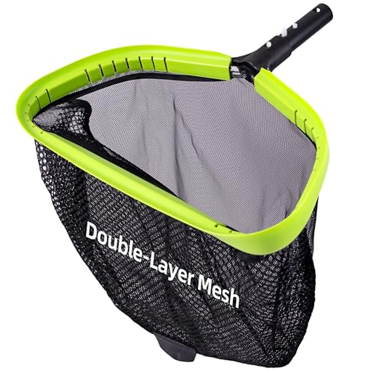 Sepetrel Pool Net,Professional Swimming Pool Leaf Skimmer Nets for Cleaning with Double-Layer Deep Big Bag,Heavy Duty Aluminum Frame & Handle Rake(Pole Not Included)