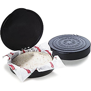 Carlisle FoodService Products 071003 Insulated Hinged Tortilla Server, 7" / 1", Black