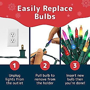 PREXTEX Green Wire Color Light - 300 Count