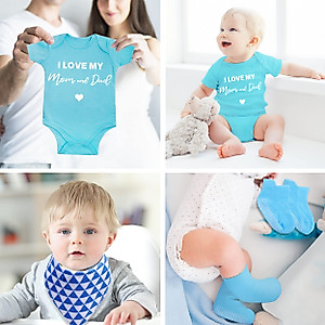 ShinnyWis 2024 New Mom Gifts for Women- Announcements Pregnancy Gifts for First Time Moms, Gender Reveal Gifts for New Parents Mom and Dad Mugs-11oz Coffee Mug Set (Blue)