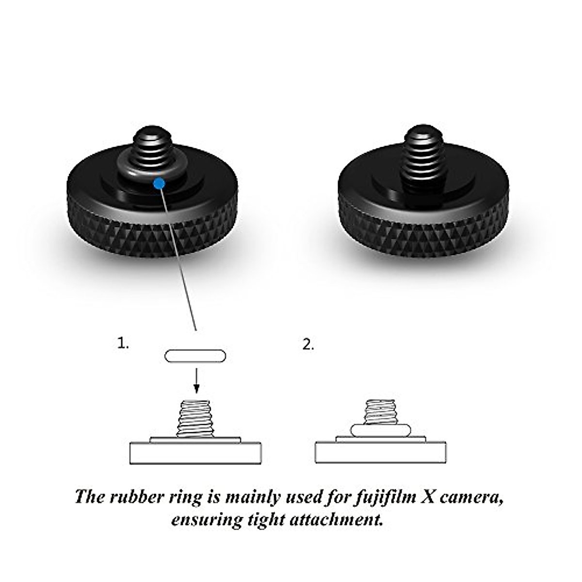 JJC Camera Soft Release Button, Shutter Button for Fuji Fujifilm X-T5 X-T4 X-T3 X-T30 X-T30 II X-T20 X-PRO3 X100V X100F X-E4 X-E3 Sony RX1R II RX10 IV III Leica M10 M9 Nikon Df F3