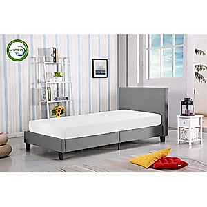 8 Inch Twin Mattress Cooling Gel Memory Foam Mattress CertiPUR-US Certified Medium Firm Feel Mattresses for Pressure Relieving & Cool Sleep Twin Size White