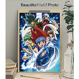 Christ-EZ Anime Cartoons Beyblade Metal Fusion Cool Wall Decor Art Print posters for room aesthetic- Matte Poster Frameless Gift 11 x 17 inch(28cm x 43cm)