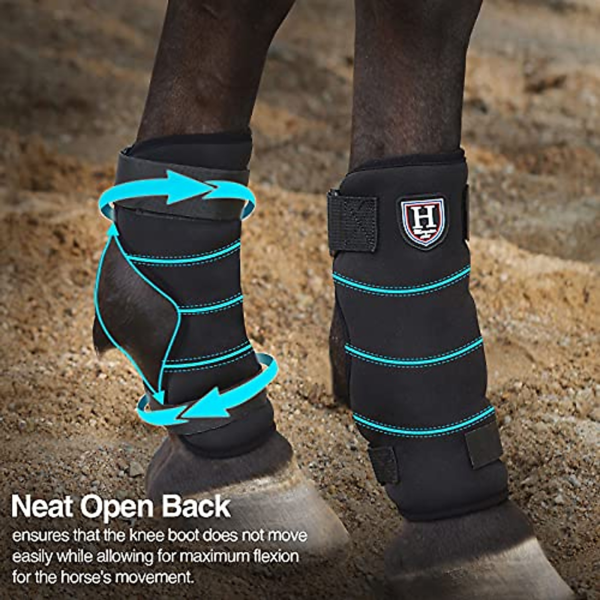 Harrison Howard Stall Sore Boots Superb Comfort for Horse Foreleg