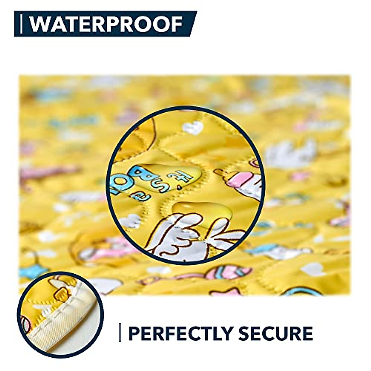 Portable Changing Pad - Large 31,5 x 25,5" Foldable Baby Changing Mat - Waterproof Wipable Travel Liners for Newborn Infant Todlers Kids - Change Diaper On The Go with Nappy Changer Mats