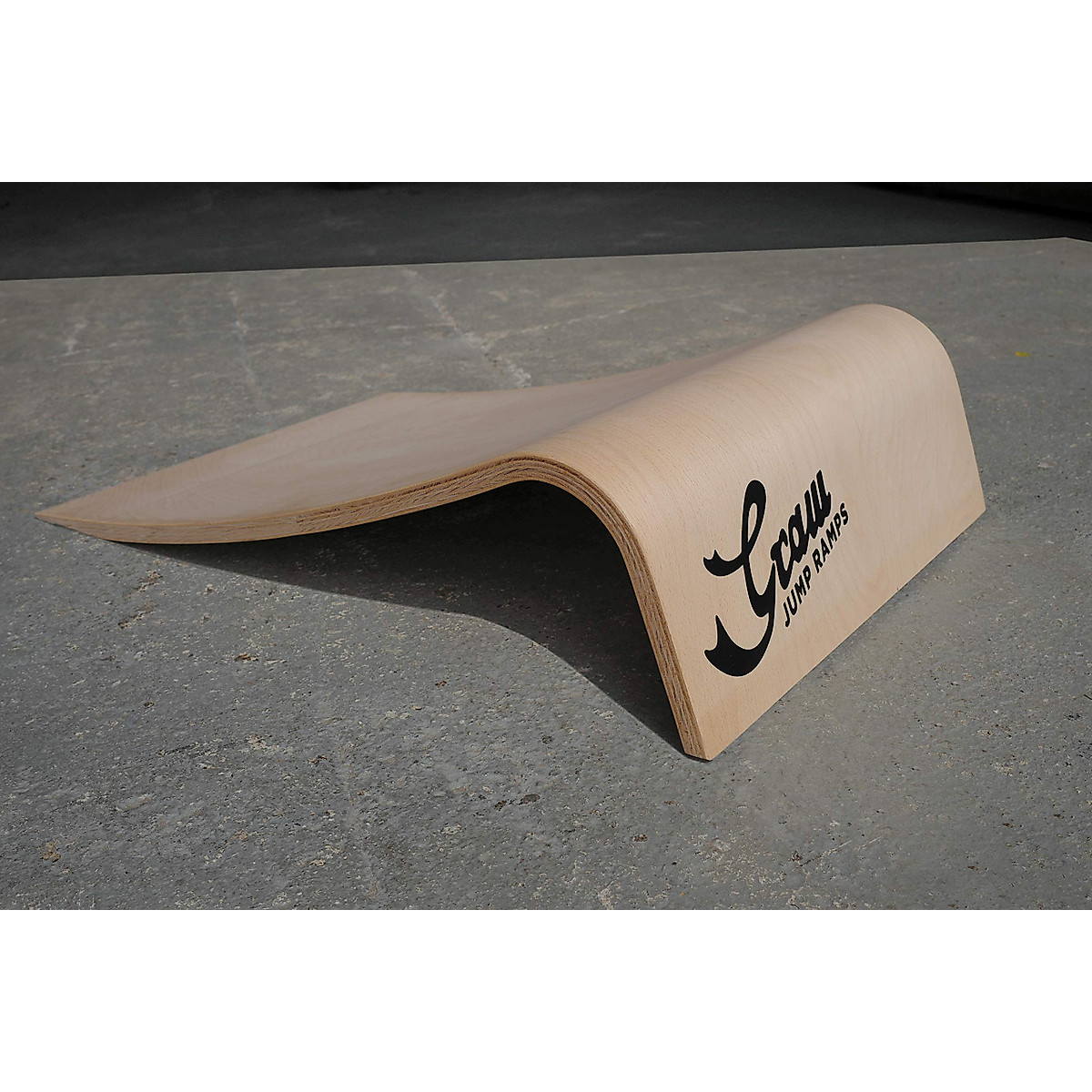 Graw Jump Ramps J15-5.9" Wooden Launch Ramp for Skateboard, BMX and More