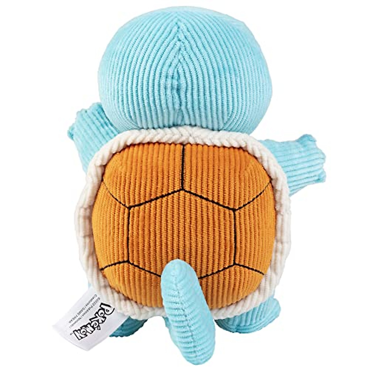 Pokémon 8" Squirtle Corduroy Plush - Officially Licensed - Quality & Soft Stuffed Animal Toy - Limited Edition - Add Squirtle to Your Collection! - Great Gift for Kids, Boys, Girls & Fans of Pokemon