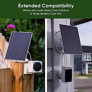 Bird Feeder Camera Case Compatible with Wyze Battery Camera Pro, Wyze Cam Outdoor v1/v2, Wyze Camera v4/v3/v3 Pro (Wyze Solar Panel Included)