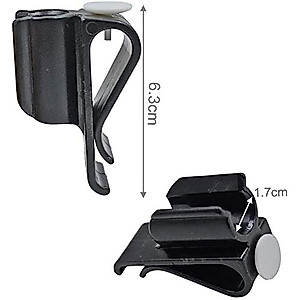 2pcs Golf Bag Clip On Putter Clamp Holder Putting Organizer Club White Ball Marker