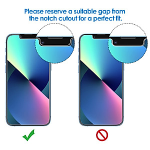 JETech Privacy Screen Protector Compatible with iPhone 13 mini 5.4-Inch, Anti Spy Tempered Glass Film, Case Friendly, 2-Pack