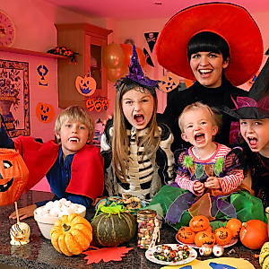 minkissy 2Pcs Witch Hat Headband Halloween Headband Witch Hat Headpiece for Costume Halloween Masquerade Costume Prom Party Purple