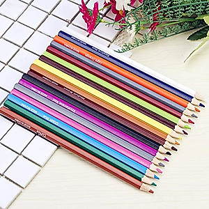 ARZASGO 36 Colored Pencils Set, Artist Coloring Pencils for Adult Coloring Books, Artist Sketch, Premier Drawing Pencils with Canvas Roll-up Pouch Bag and Pencil Sharpener