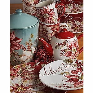 Certified International Winters Joy 16 Piece Dinnerware Set, Service for 4, Multicolor