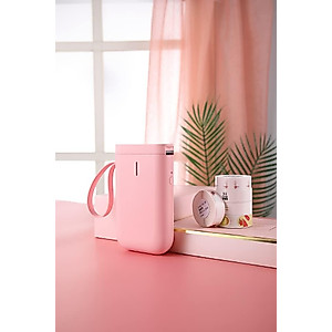 Label Maker Machine NiiMbot D11 Pink with 1 Free Roll Tape, half inch Thermal Label Printer for Home Office Business Organization USB Rechargeable - Compatible with Android & iOS Applied