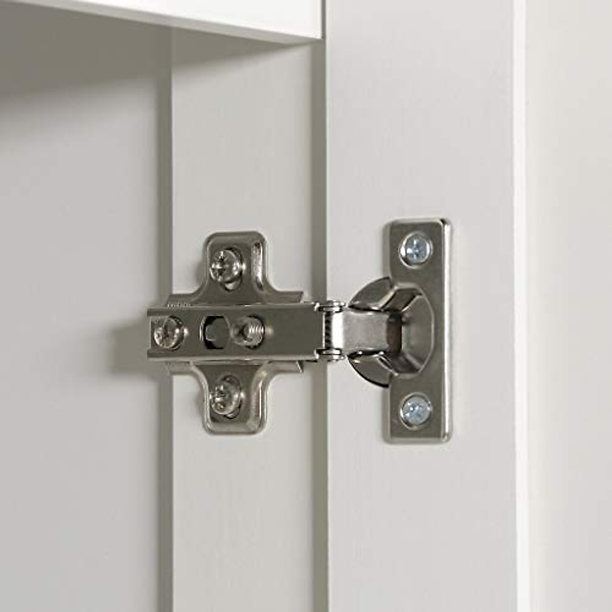 Sauder Select Storage Cabinet, L: 29.61" x W: 16.02" x H: 71.50", White Finish