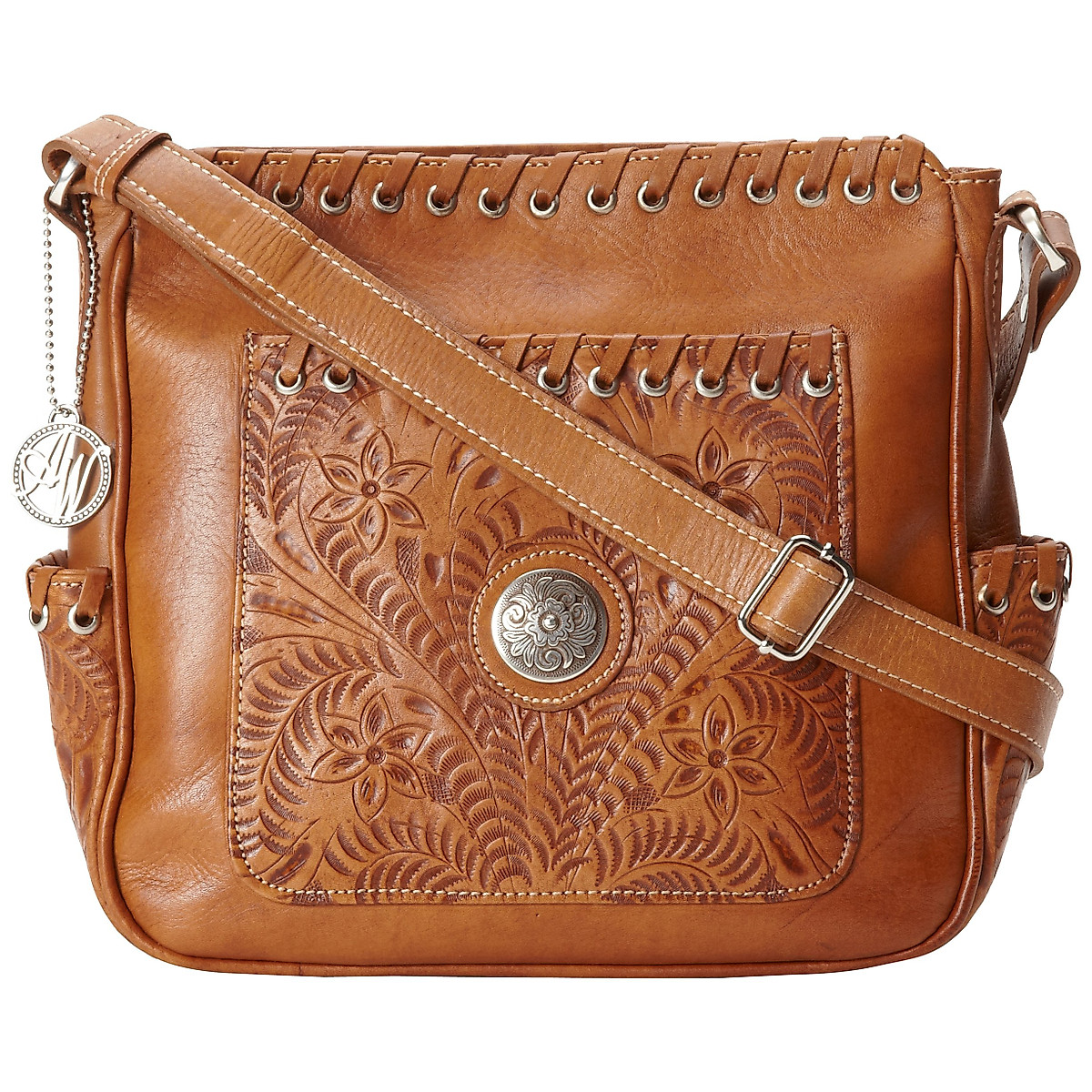American West Leather Harvest Moon All Access Bag