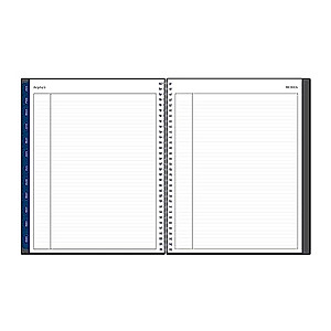 Blue Sky 2024 Weekly and Monthly Appointment Book and Planner, 8.5" x 11", Flexible Cover, Wirebound, Passages (100009-24)