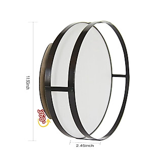 12" Wood Lazy Susan,Wooden Lazy Susan Organizer Display Stand,Turntable 360 Degrees Rotating Table Decor ,Round Lazy Susan for Countertop Cabinet or Dining Table,Farmhouse Table Decor.(White)