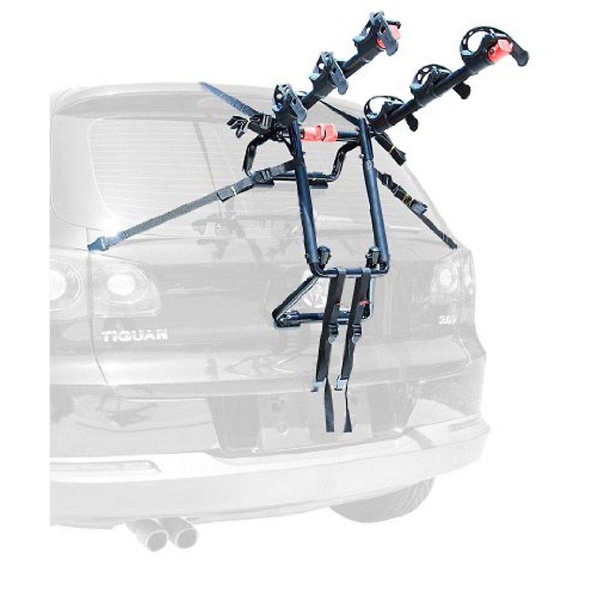 Allen Sports Premier 3-Bike Trunk Rack, Model S103 (Black and red)