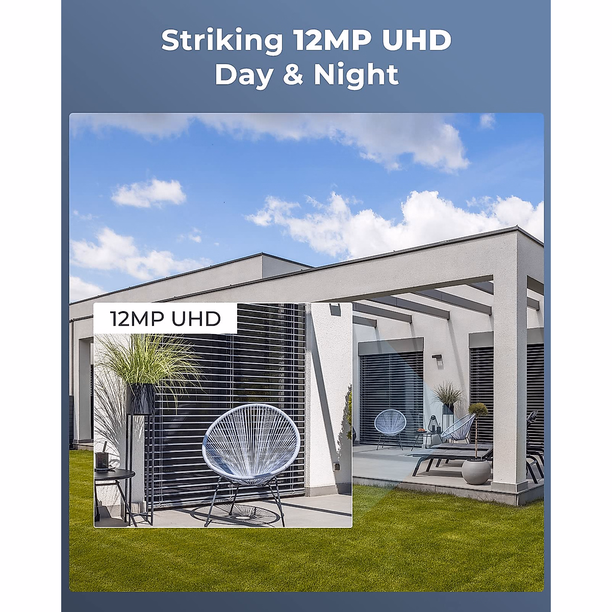 REOLINK 12MP Security Camera System Commercial, 8pcs H.265 12MP PoE Security Cameras Wired Outdoor, Person Vehicle Pet Detection, Spotlight Color Night Vision, 16CH NVR 4TB HDD, RLK16-1200B8-A