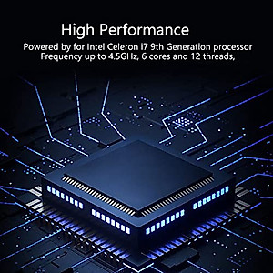 Acogedor 15.6in Slim Laptop, 1920x1080 FHD Screen, 8GB RAM 256GB SSD, Support Windows 10, for Intel I7 9th Gen CPU, with Webcam, Fingerprint Unlock, Thin Portable Laptop Computer