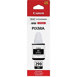 Canon CanonInk 1595C001 GI-290 Black Ink Bottle, Compatible to PIXMAG4200, PIXMA G3200, PIXMA G1200,PIXMA G2200 and PIXMA G4210
