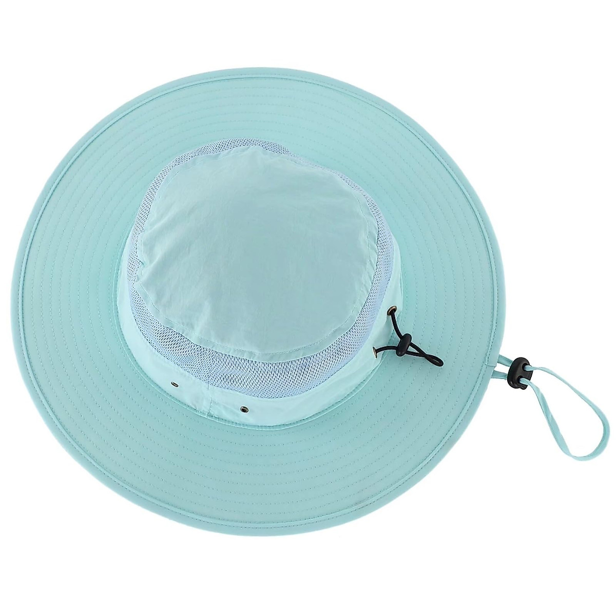 Home Prefer UPF50+ Mens Sun Hat Wide Brim Fishing Hat Airy Womens Bucket Hat UV Protection Hat for Mens Womens Beach Safari Gardening Golf Aqua