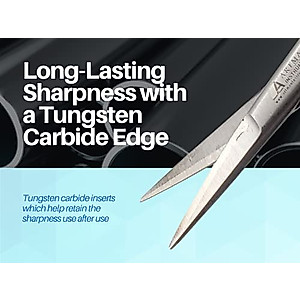Surgical Scissors 4.5" Straight with Tungsten Carbide Inserts Embroidery Craft