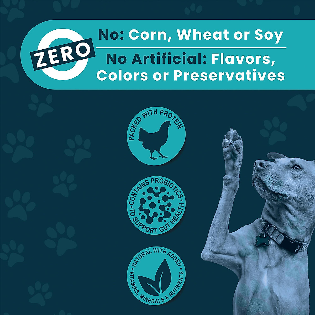 Birdie and Louie Dry Dog Food Chicken Meal & Brown Rice Recipe 3.5 Lb Easy Seal Bag (2 Bags)