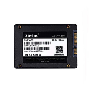 Zheino SSD 256GB C3 2.5" SATA3 3D Nand Internal Solid State Drive for PC Laptop