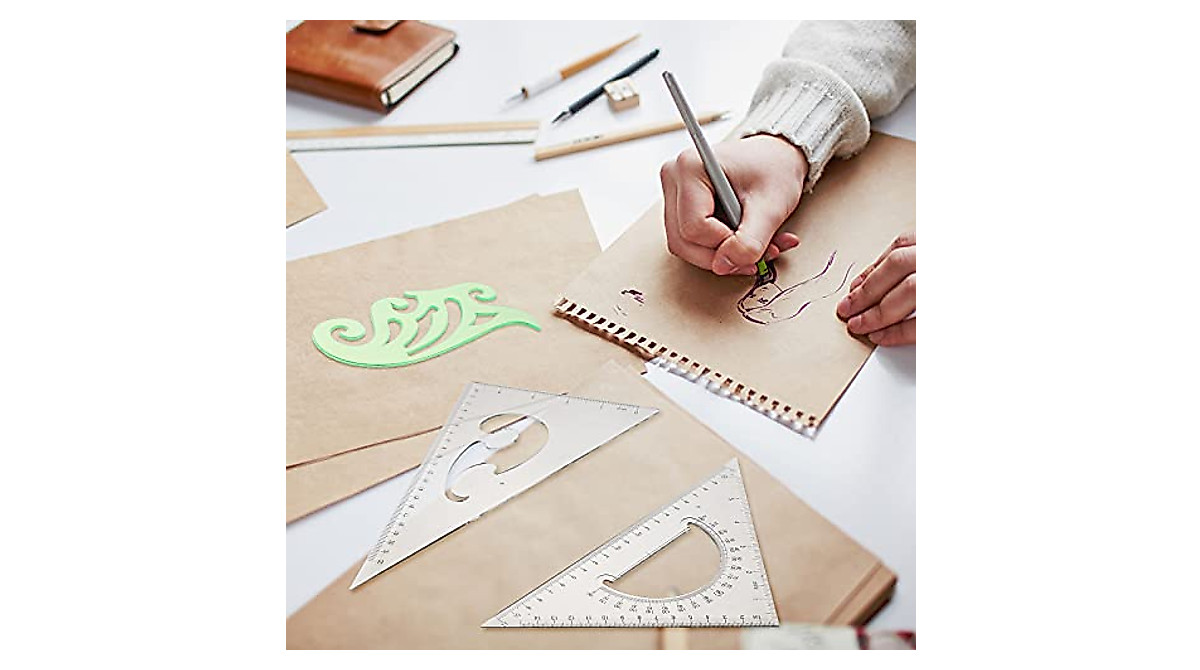5-Piece Drafting Tools Set for Students & Engineers