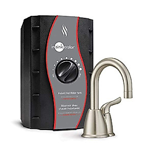 InSinkErator HOT150, one size, Satin Nickel & Garbage Disposal Power Cord Kit, CRD-00, Black, Pack of 1