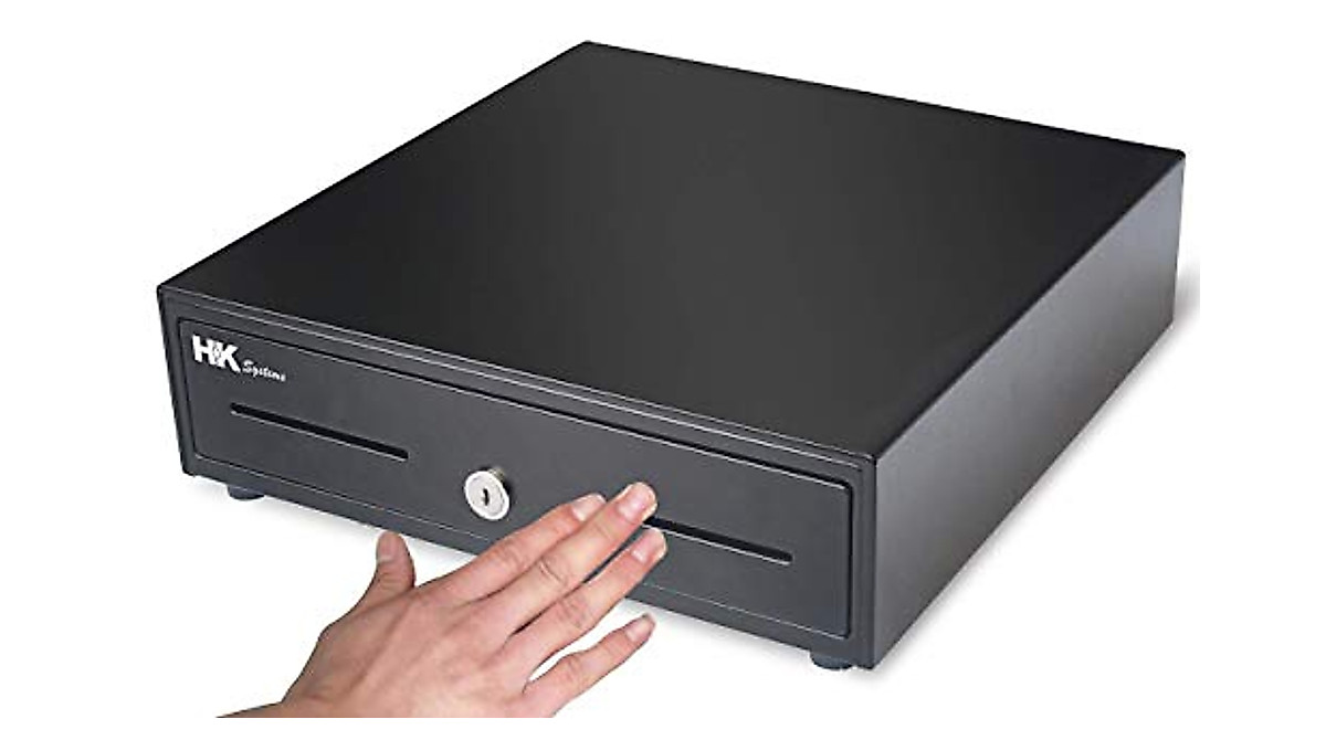 HK SYSTEMS 13" Cash Drawer - Heavy Duty & Compact