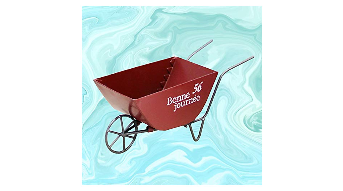 Hemoton Mini Wheelbarrow Planter - Modern Home Decor