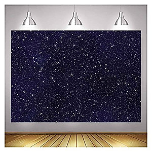 XLL Early 2000s Theme Backdrops Night Sky Star Universe Space Starry Photo Background Galaxy Stars Children Boy or Girl Birthday Party Photography Backdrops Cake Table Banner 7x5ft