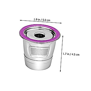 ARTIBETTER Coffee Capsule Cup Tea Dripper Espresso Machine Accessories Brewing Coffee Dripper Coffee Concentrate Espresso Ground Filter Professional Coffee Drainer Stainless Steel