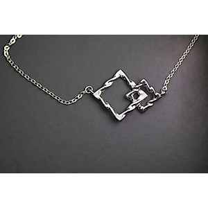 YJ DESIGNS Mother Daughter Necklace for Women - 925 Sterling Silver Dainty Necklace - Mom and Daughter Necklace - Birthday Gift Mom from Daughter - Mothers Day Necklace