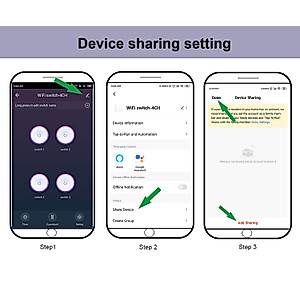 4 Channel WiFi Momentary Inching Relay Self-Locking Switch Module Smart Life/Tuya APP Control WiFi Relay Module for Garage Door Opener, DC 7-32V WiFi Relay Switch Compatible with Alexa Goolge Home