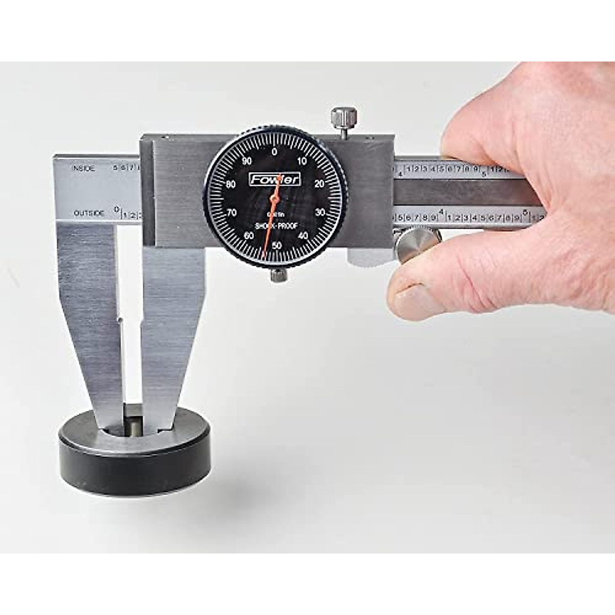 Fowler 52-008-024-0, Xtra-Range Dial Caliper With 0-24" Measuring Range, Black