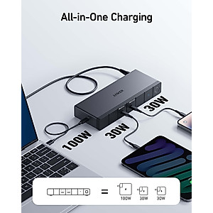 Anker USB-C to Lightning Cable, Anker 541 Bio-Nylon Cable (6ft), MFi Certified, Bio-Based Fast Charging Cable & Anker 568 USB-C Docking Station (11-in-1, USB4)