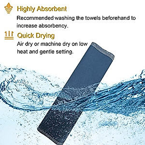 NGORAY Reusable Paper Towels Swedish Dish Washable - 25 Pack Cotton Pulp Reusable Napkins Alternative Eco Friendly Thick and Strong Cloth Paper Towels Roll for Kitchen Paperless Dishcloths Replacement