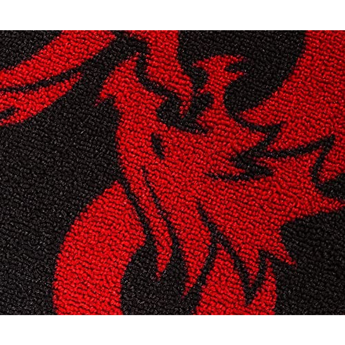 Dungeons & Dragons Red D20 Dice Printed Area Rug | Indoor Floor Mat, Accent Rugs For Living Room and Bedroom, Home Decor For Kids Playroom | Dungeon Master Gifts And Collectibles | 52 x 45 Inches