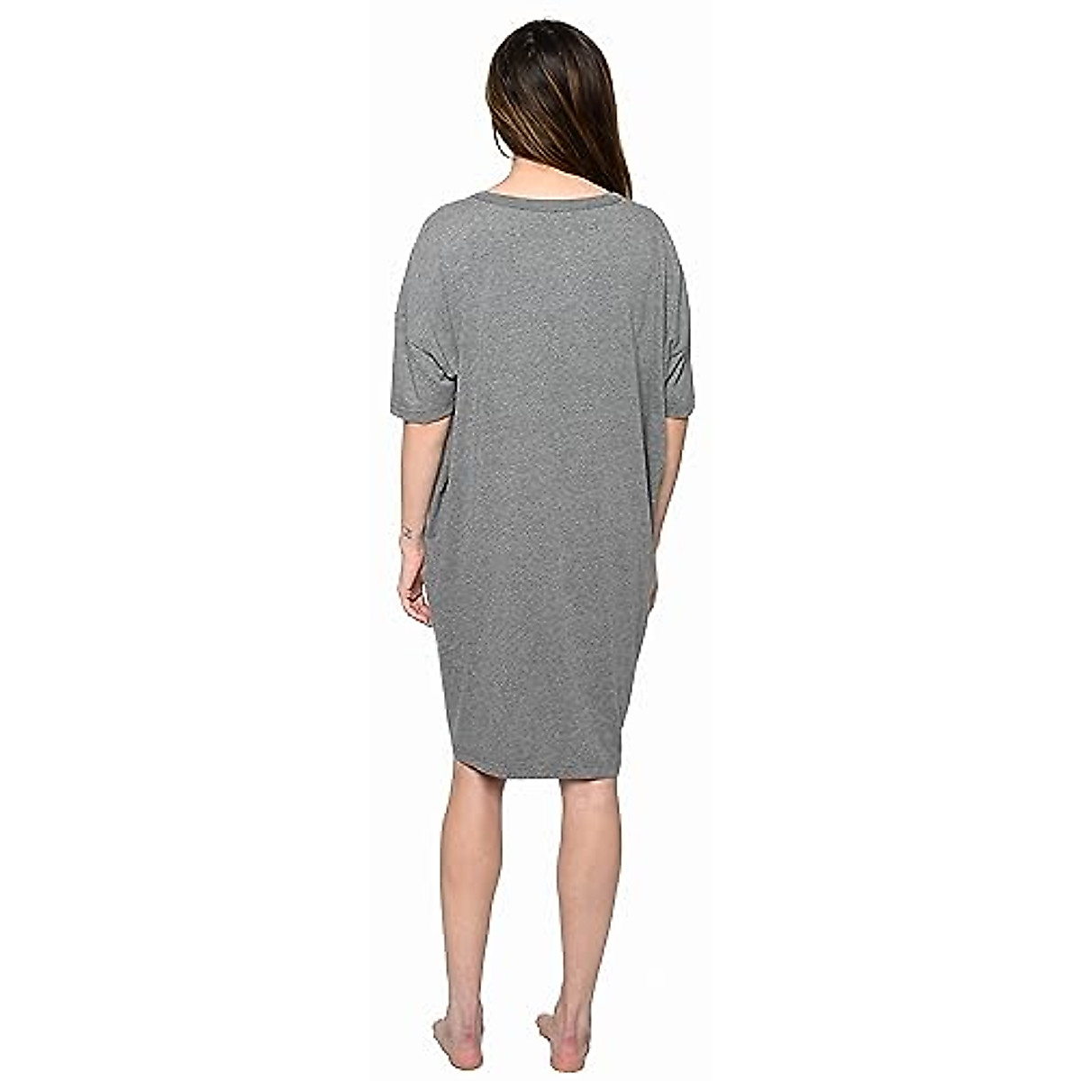 Disney Womens Sleepshirt Mickey Minnie Mouse Print (Christmas, One Size)