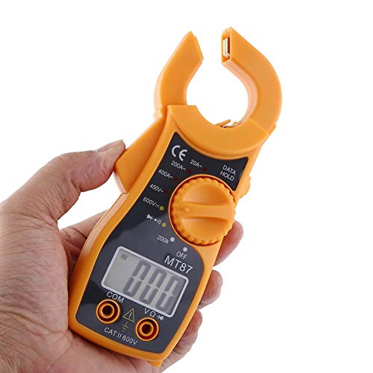 Multimeter,Digital Clamp Multimeter AC DC Voltmeter Ammeter Ohmmeter Volt Tester LCD Meter,with Overload Protection Function