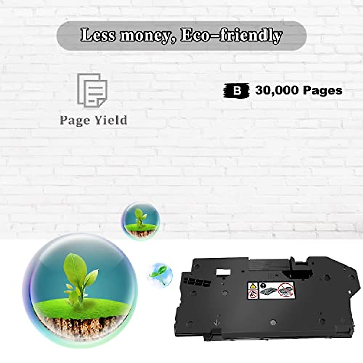 VICTORSTAR 108R01416 Waste Toner Cartridge Collection Container Box 30000 Pages for Xerox Phaser 6510, WorkCentre 6515, Dell H625cdw H825cdw S2825cdn, Xerox VersaLink C600 C605 C500 C505 Printers