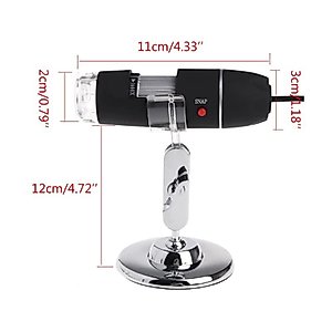 Handheld Digital Microscope Accessories 1600X 2MP Zoom Microscope 8 LED USB Magnifier Camera Microscope Accessories